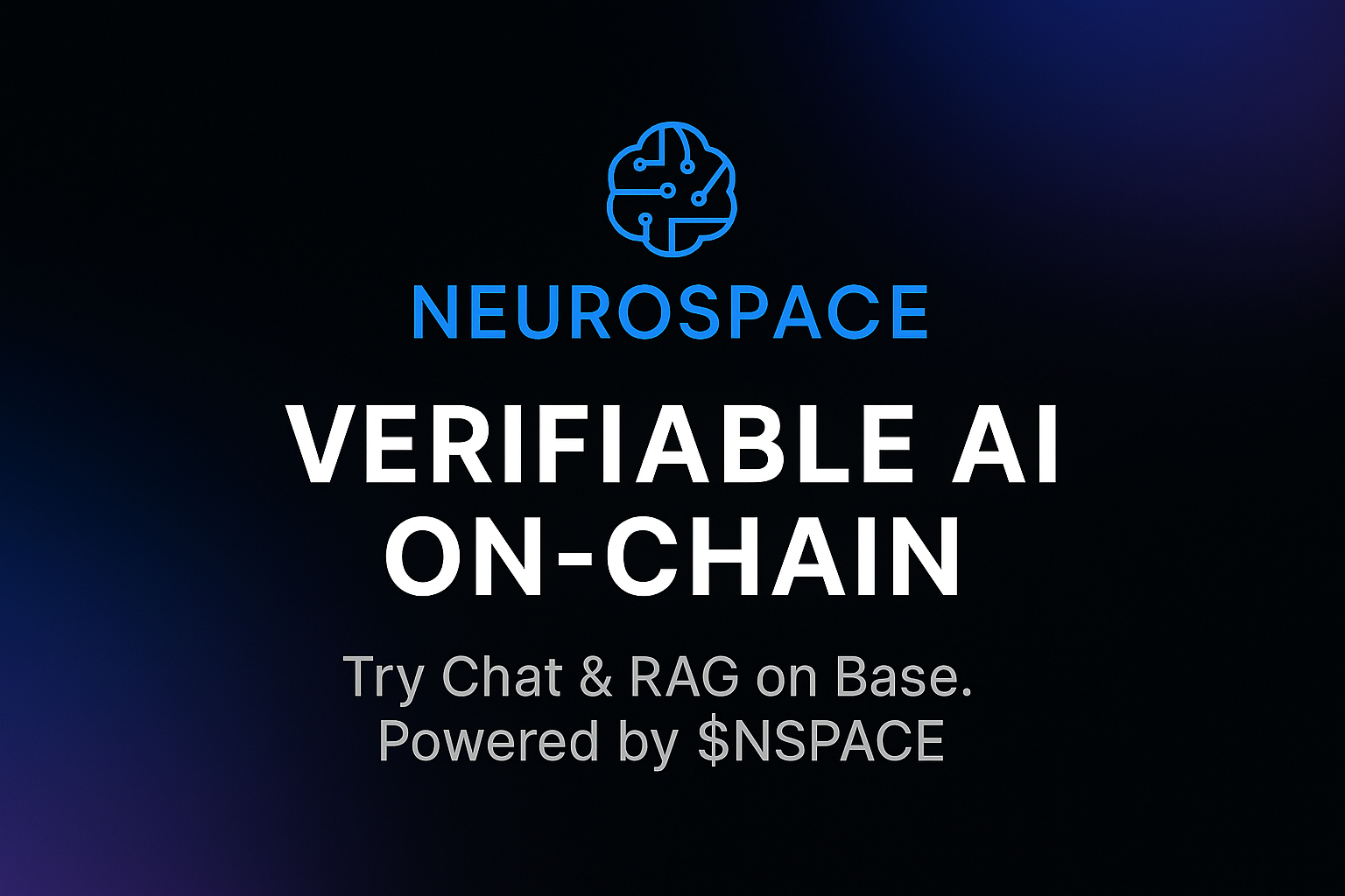 NeuroSpace – Verifiable AI on the Blockchain